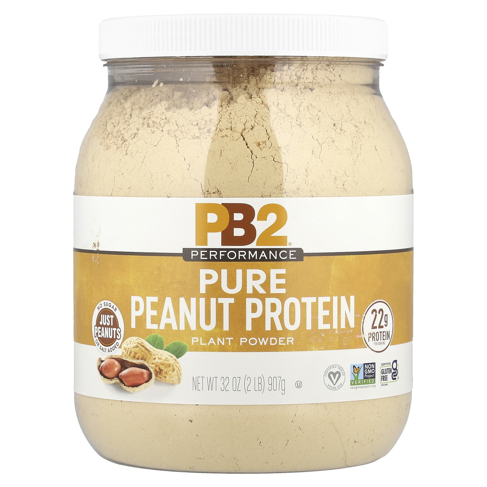 PB2 Foods, Pure Peanut Protein Plant Powder, 2 lb ( 907 g) – SUN ...