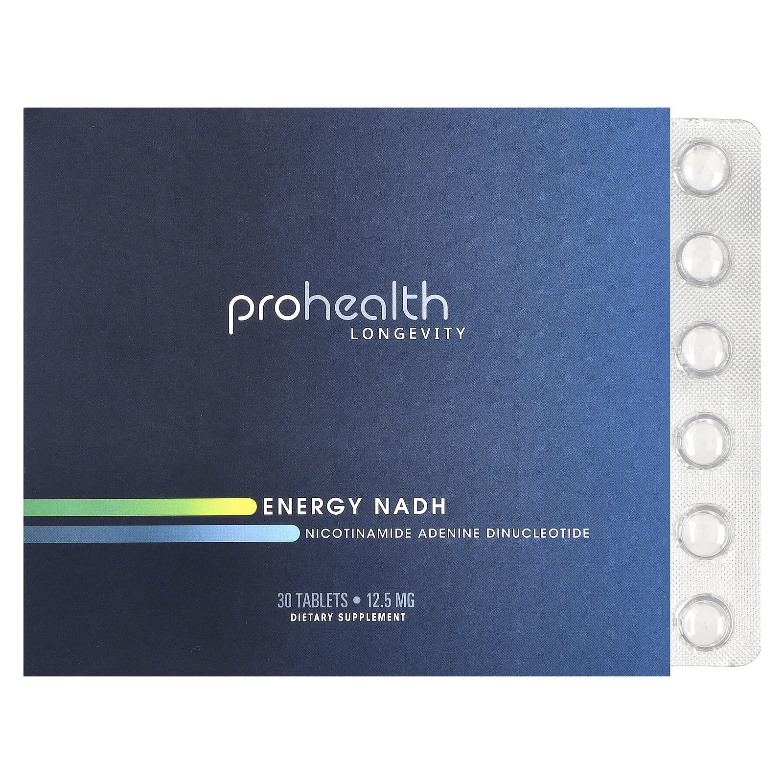 ProHealth Longevity, Energy NADH, 12.5 mg , 30 Tablets, Expiry: 12/202 ...