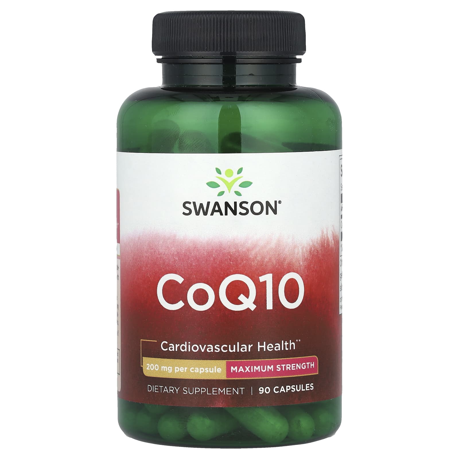 Swanson, CoQ10, Maximum Strength, 200 mg, 90 Capsules – SUN SUPPLEMENTS