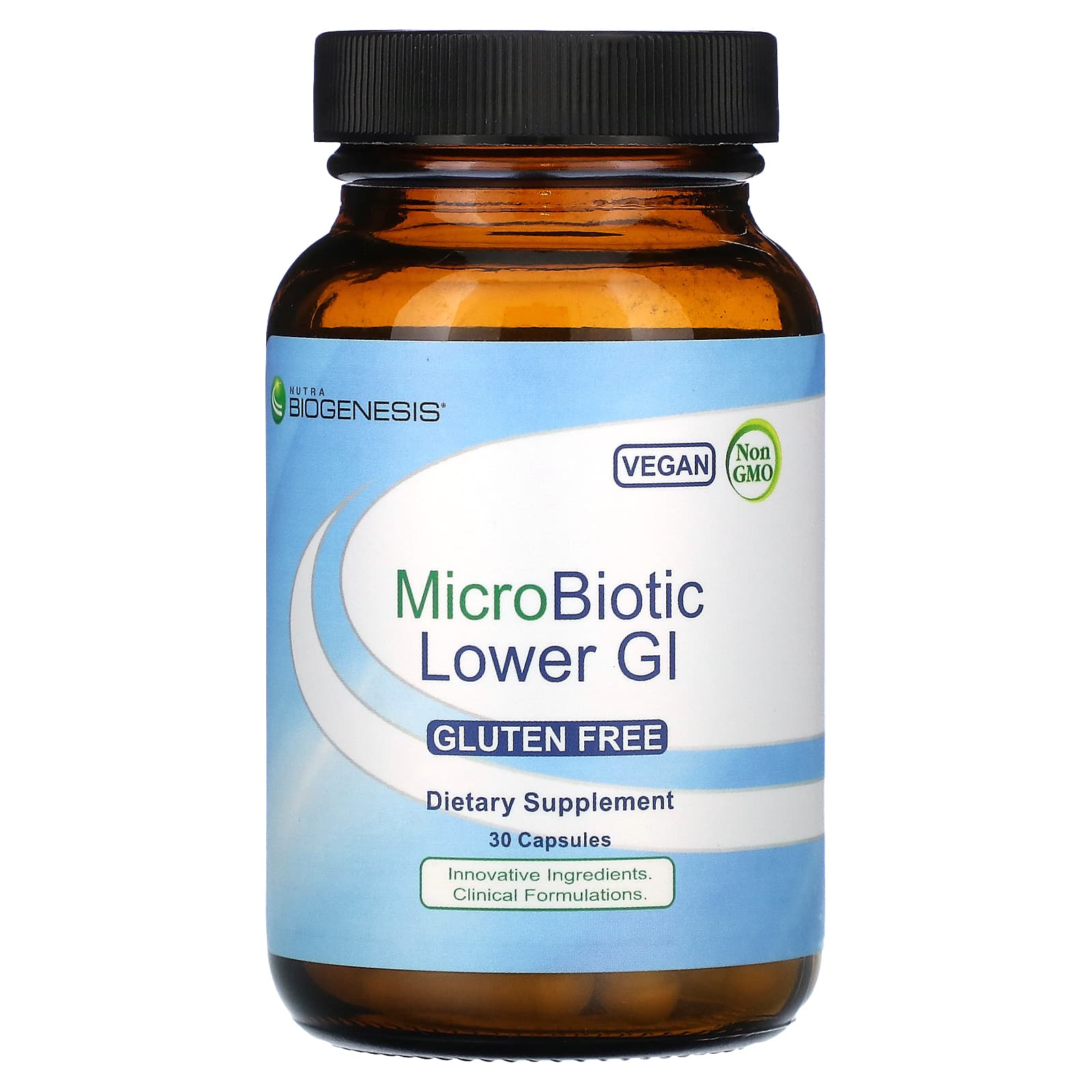 Nutra BioGenesis, MicroBiotic Lower GI, 30 Capsules, Expiry: 06/2026 ...